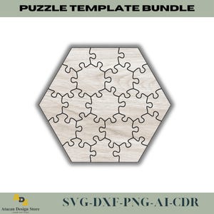 Customizable Puzzle Templates - Unique Jigsaw Laser Cut Puzzle Designs ...