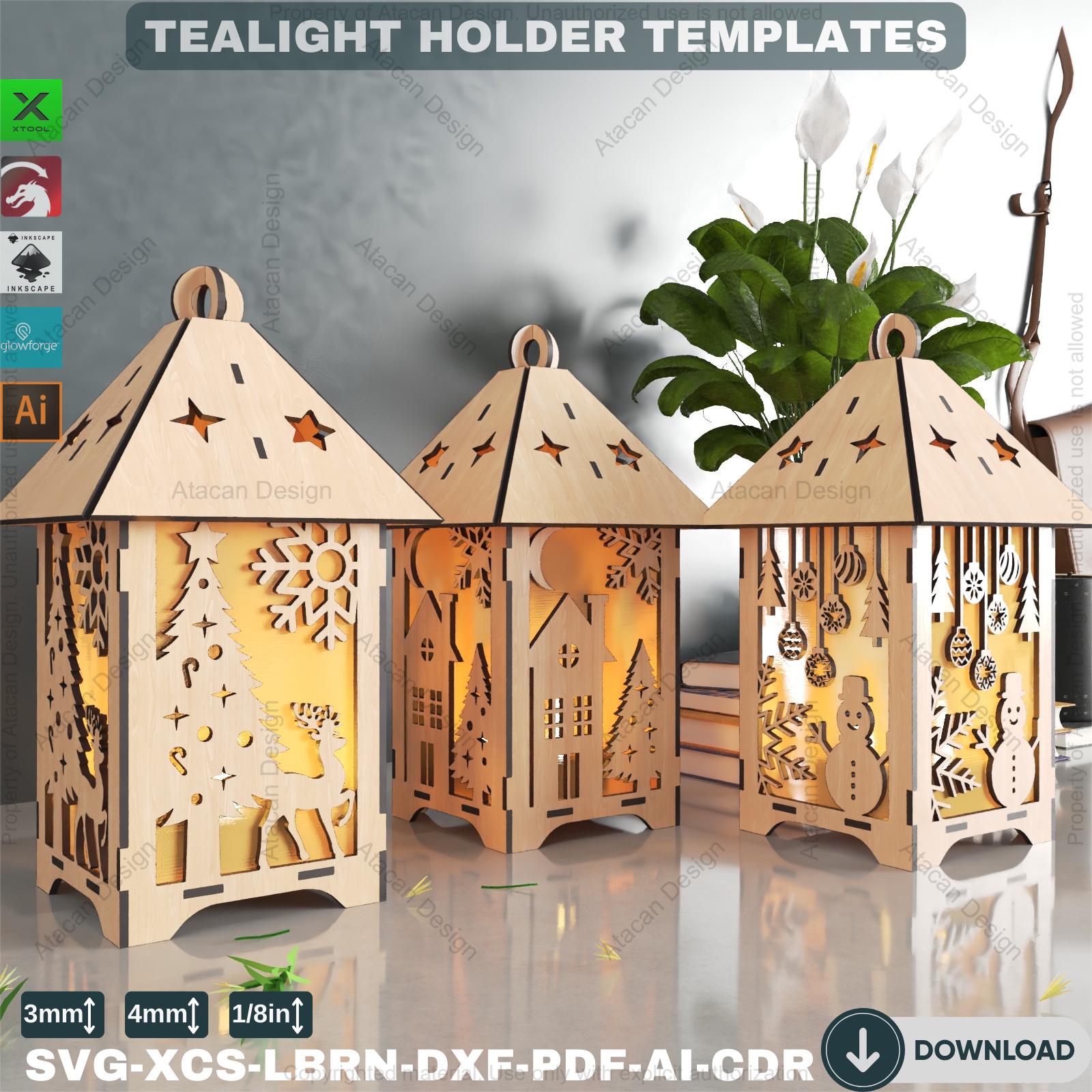 Decorative Lantern Laser Cut Template Bundle 7 Designs Included ...