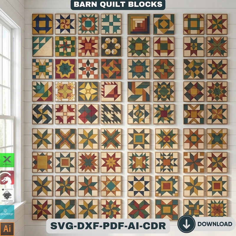 Wood Mosaic Sign Patterns - Etsy