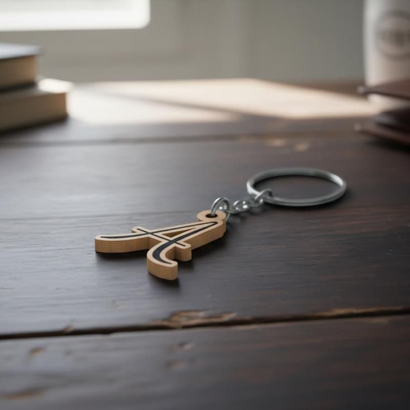 Alphabet Keychain - Etsy