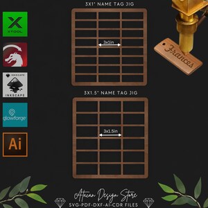 Laser Cut Jig Bundle: Custom Pencil, Coaster, Bracelet & Watch Band ...