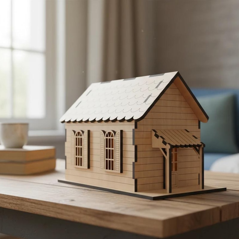 Laser Cut House Build - Etsy
