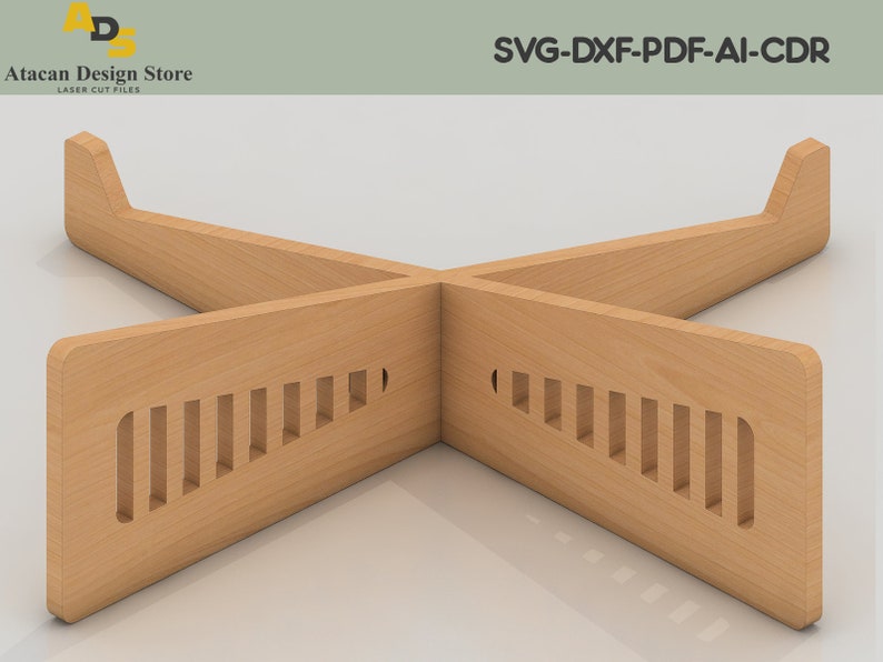 Laser Wood Cut Laptop Stand / Wooden Acrylic Computer Holder / - Etsy