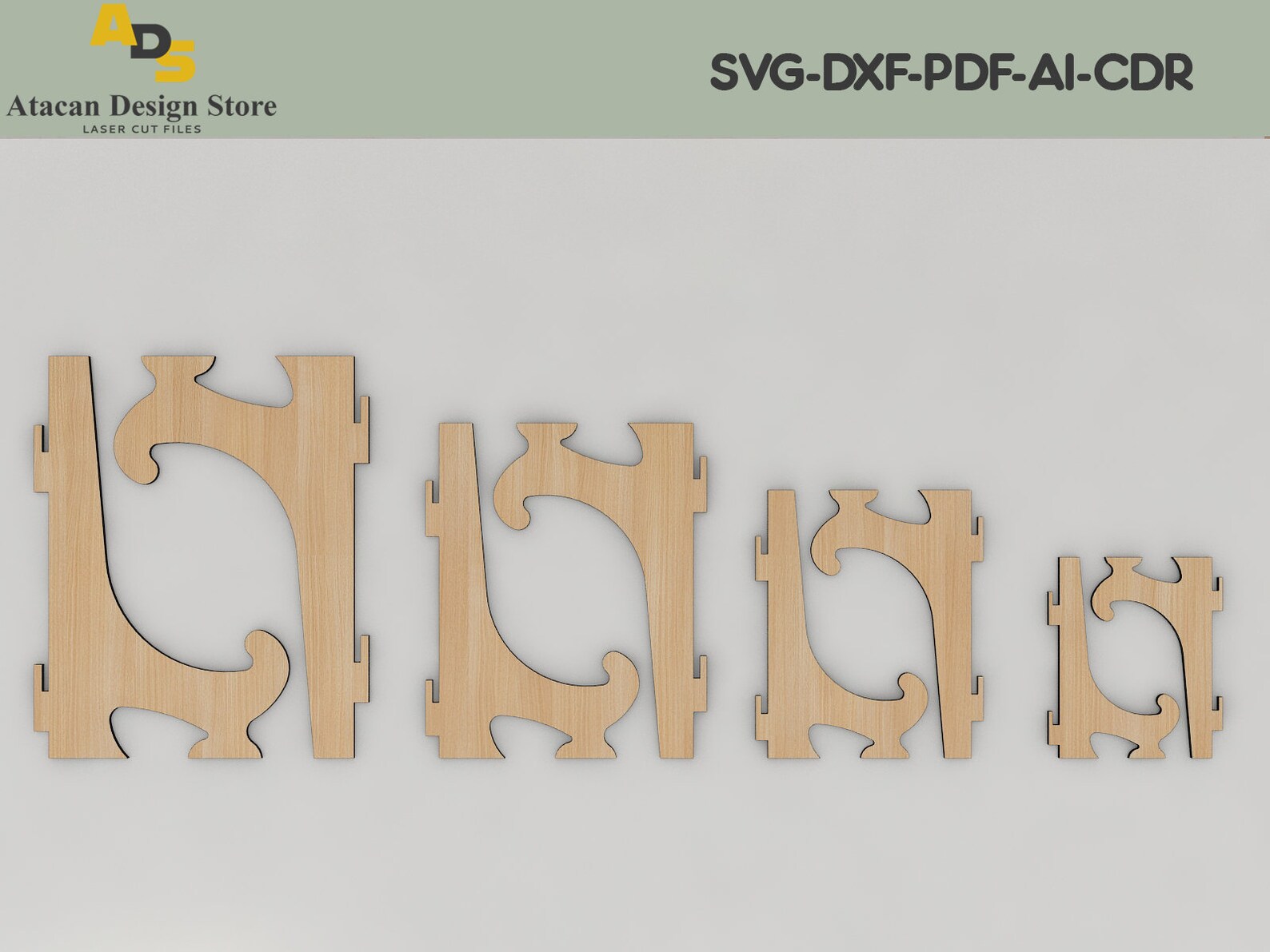 Plate Stand Template / Picture Stand Cut File / Digital - Etsy