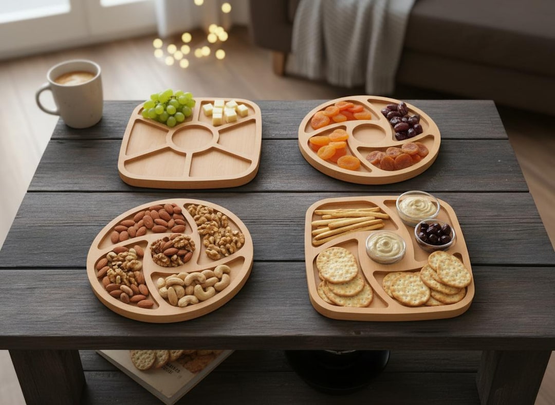 Laser Cut Snack Trays - DIY Charcuterie Board Cutting Files for ...