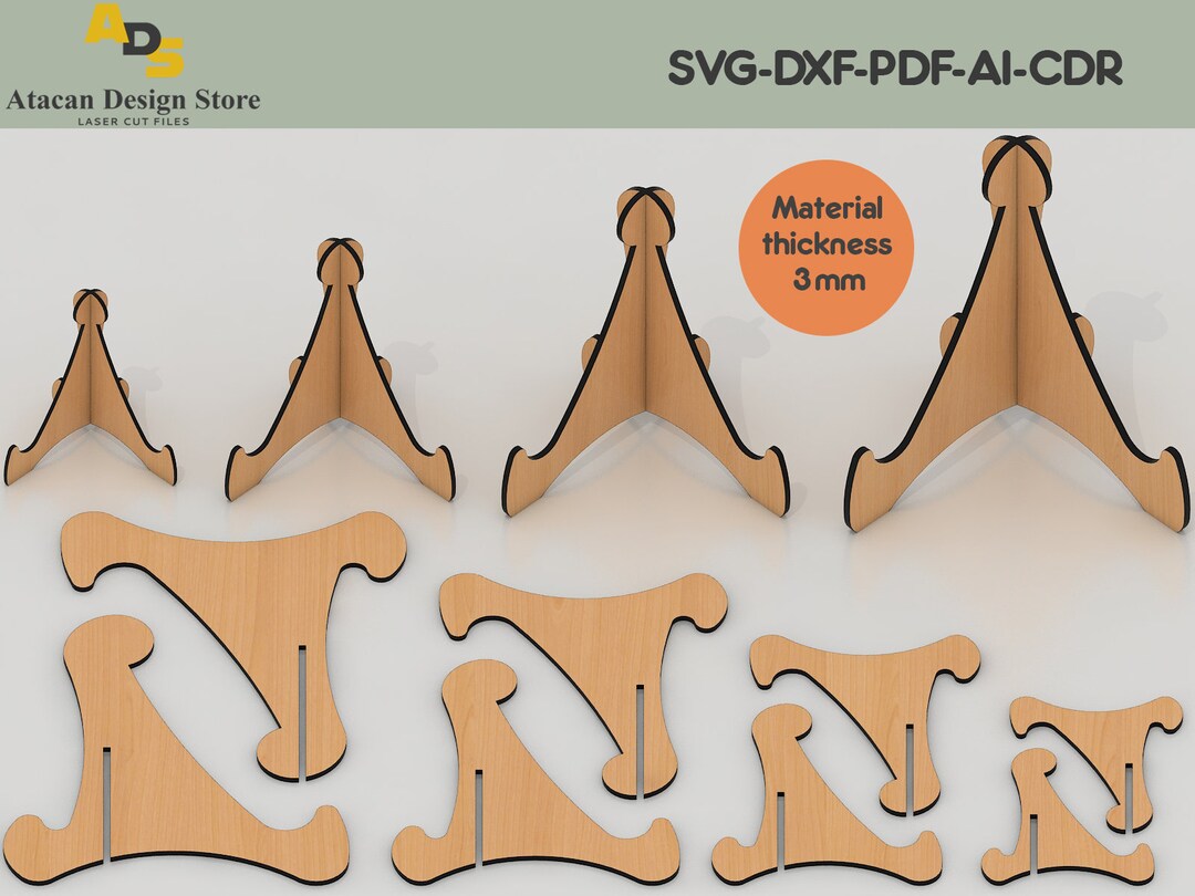 Frame Holder Svg Files / Laser Svg Display / Plate Display - Etsy Hong Kong