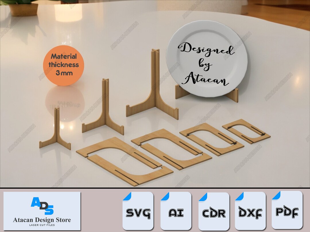 Premium Laser Cut Picture Art Frame Easel Stand Files Ideal for Home ...