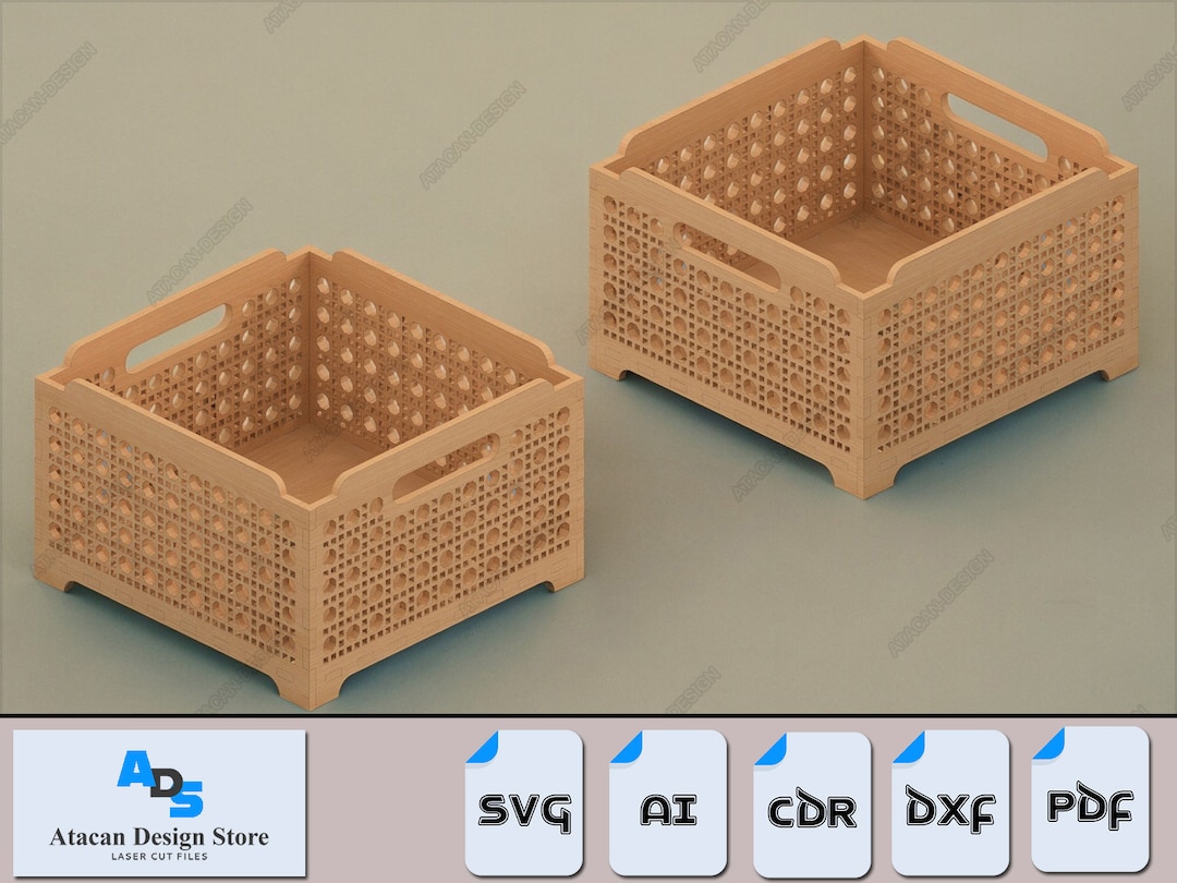 Stackable Wooden Boxes Versatile Storage Box Files Stackable Crate ...