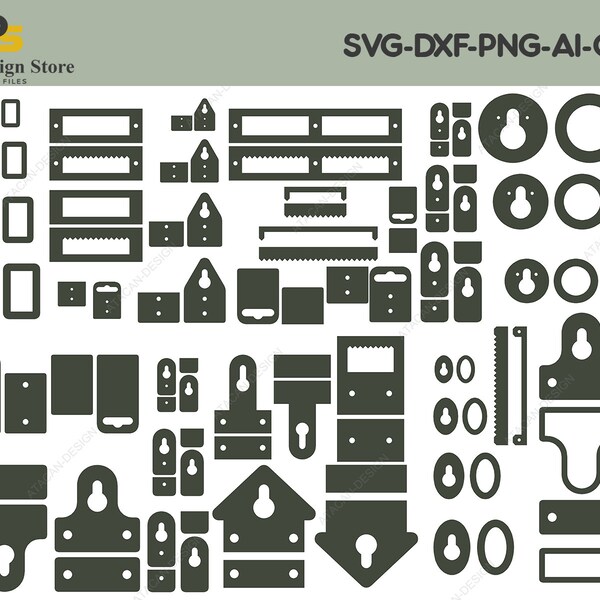 Sawtooth Laser Cut Hanger - Etsy