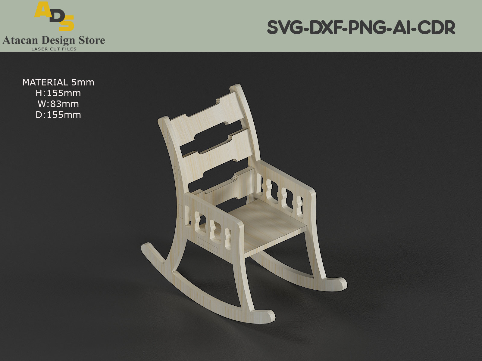 Plano De Mini Mecedora Mini Mecedora De Madera En Miniatura Para Casa