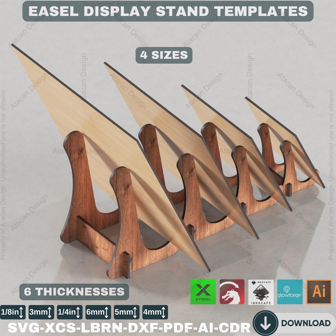 Laser Cut Frame Plate Stand / Laser Cut Vectors / Photo Holder ...