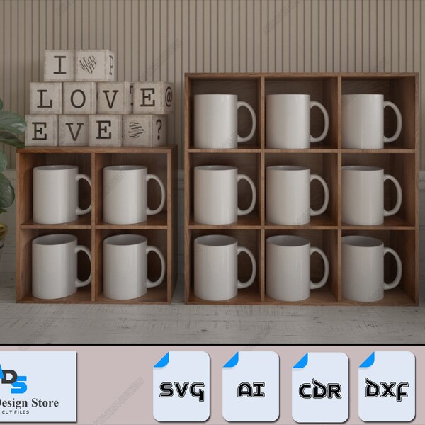 Coffee Mug Display - Etsy