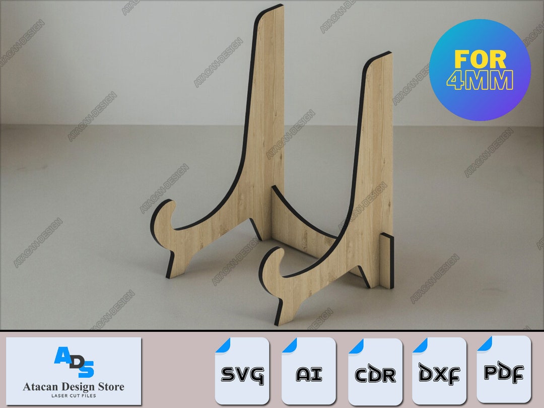 Elegant Laser Cut Easel Stand Bundle for Displays - Craft Show Easel ...