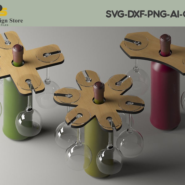 Wine Glass Holder - Etsy