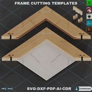 Laser Cut Frame Templates for Photo Display | Easy Assembly DIY ...