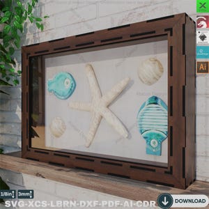 Laser Cut Shadow Box Set 6 Sizes, Memory Display Frames,flower Display ...