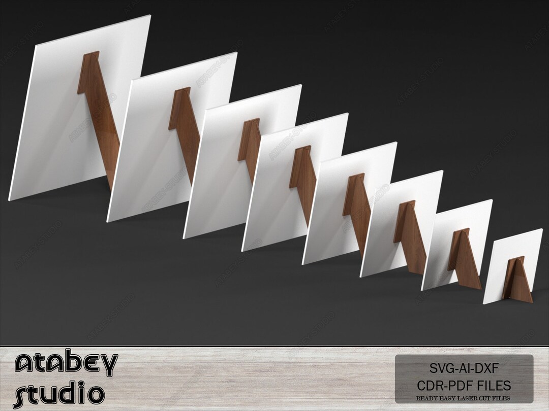 Versatile Picture Frame Stand Templates | Laser Cut DIY Projects ...