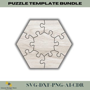 Customizable Puzzle Templates - Unique Jigsaw Laser Cut Puzzle Designs ...
