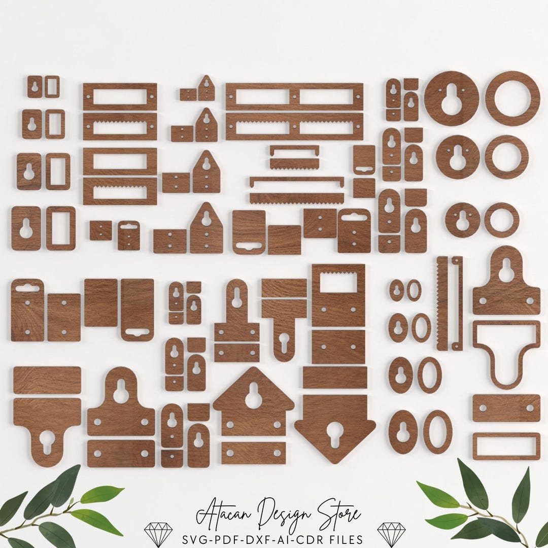 Comprehensive DIY Photo Frame Hanger Hooks and Sawtooth Hangers Kit for ...