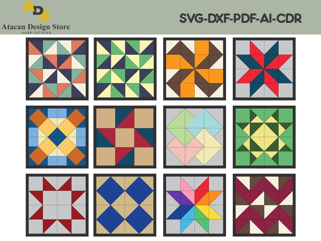 Barn Quilt Svg Cut Files / Arrow Quilt Pattern / Barns Frames / Wooden ...