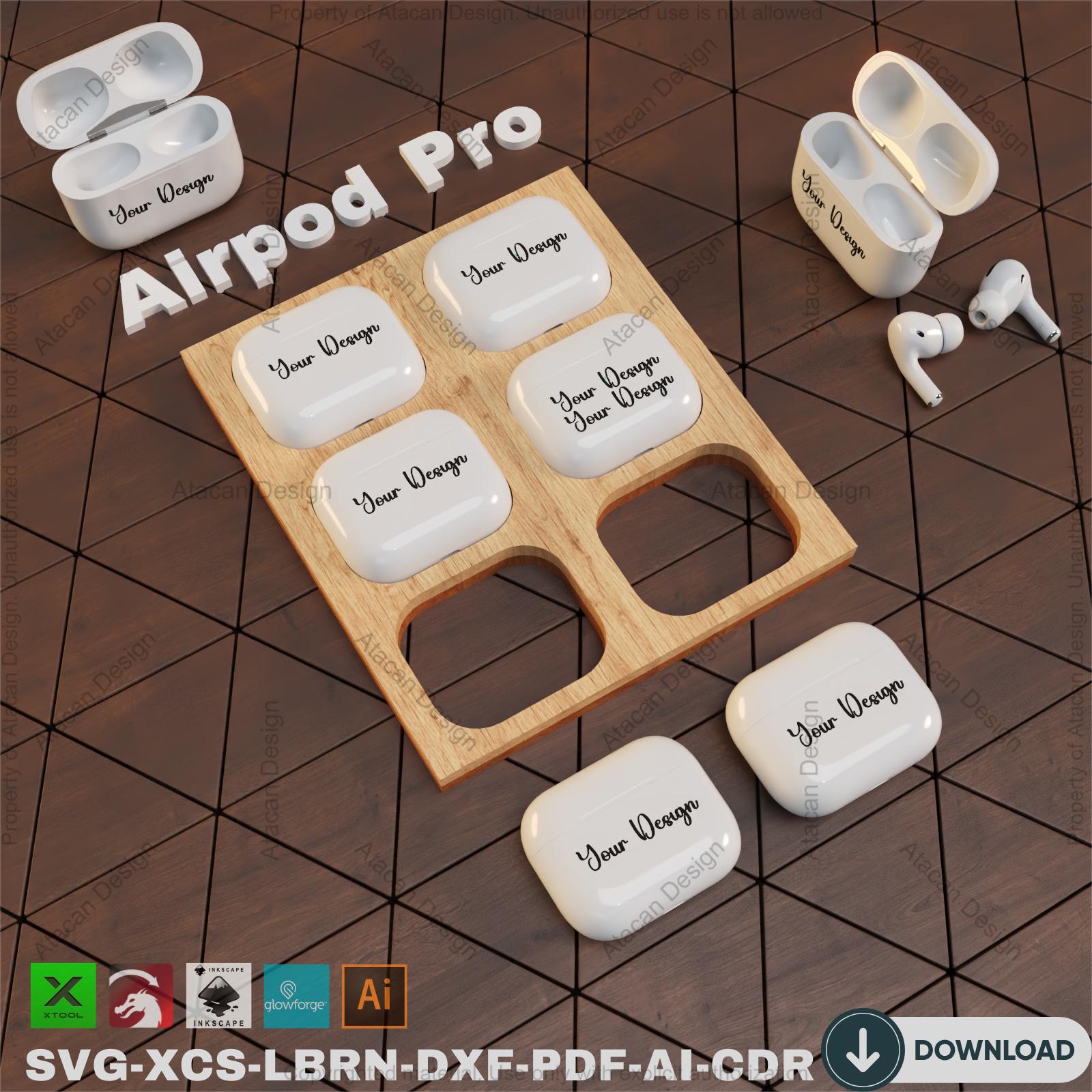AirPod Jig All Generation - Laser Engraving Template - SVG Vector ...