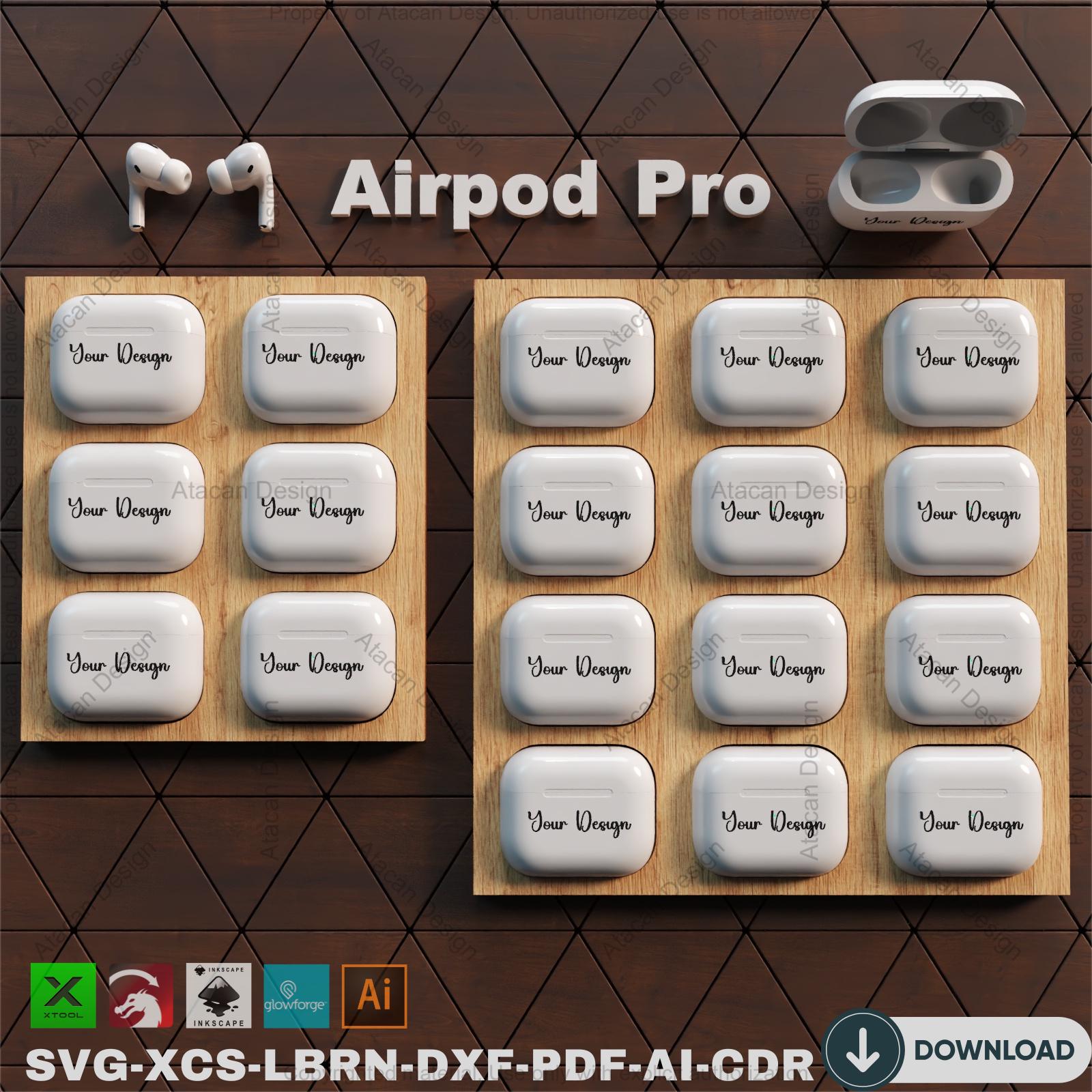 AirPod Jig All Generation - Laser Engraving Template - SVG Vector ...