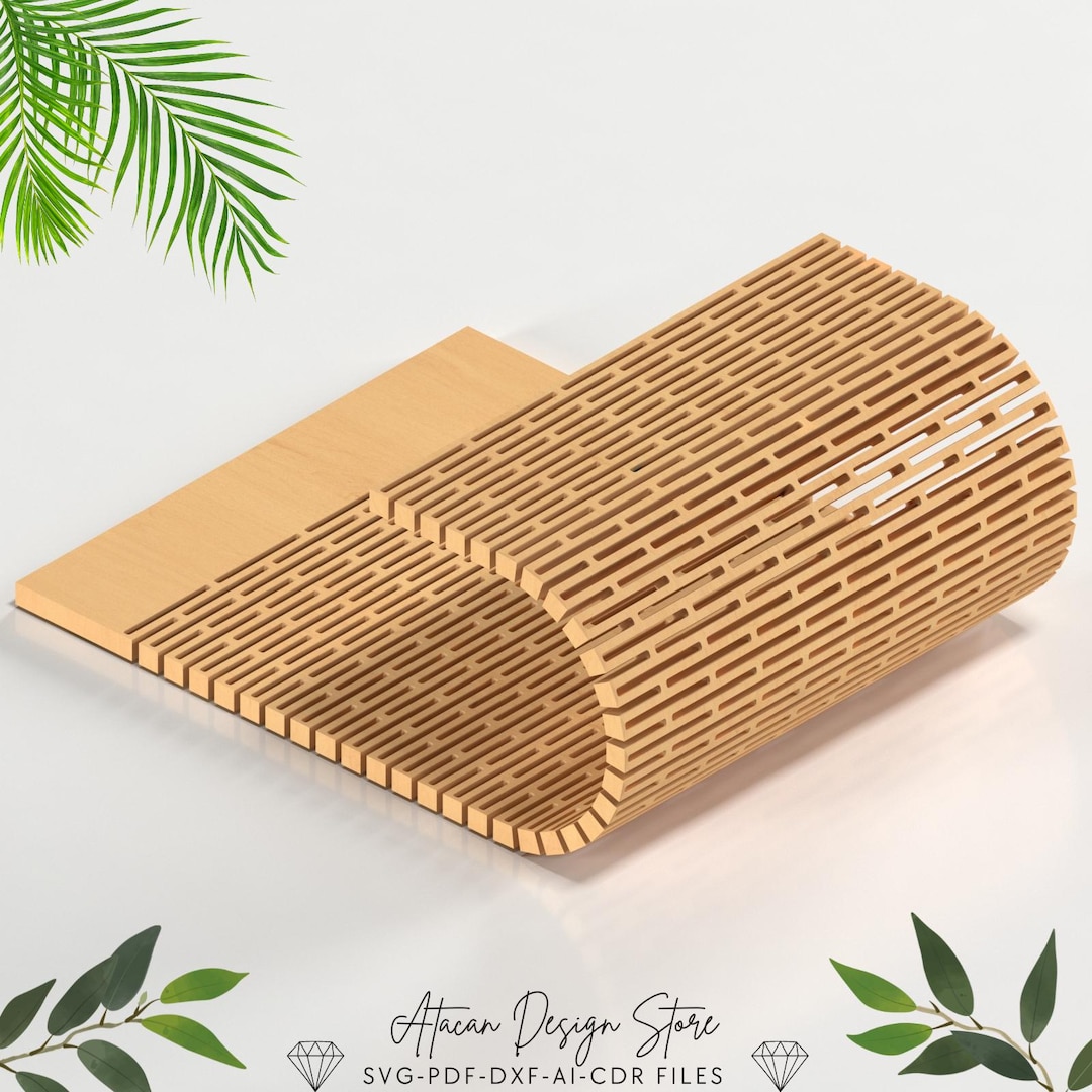 Versatile Living Hinge Set - 30 Flexible Laser Cut Patterns for DIY ...
