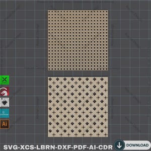 18 Unique Rattan Cane Webbing Patterns | Laser Cutting Designs | High ...