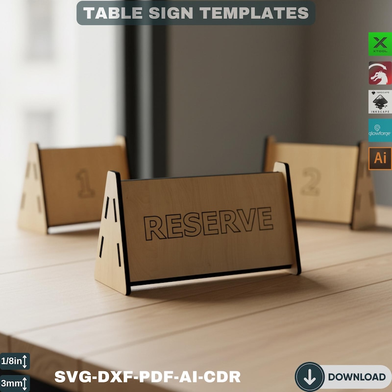 Reserved Table With Stand - Etsy
