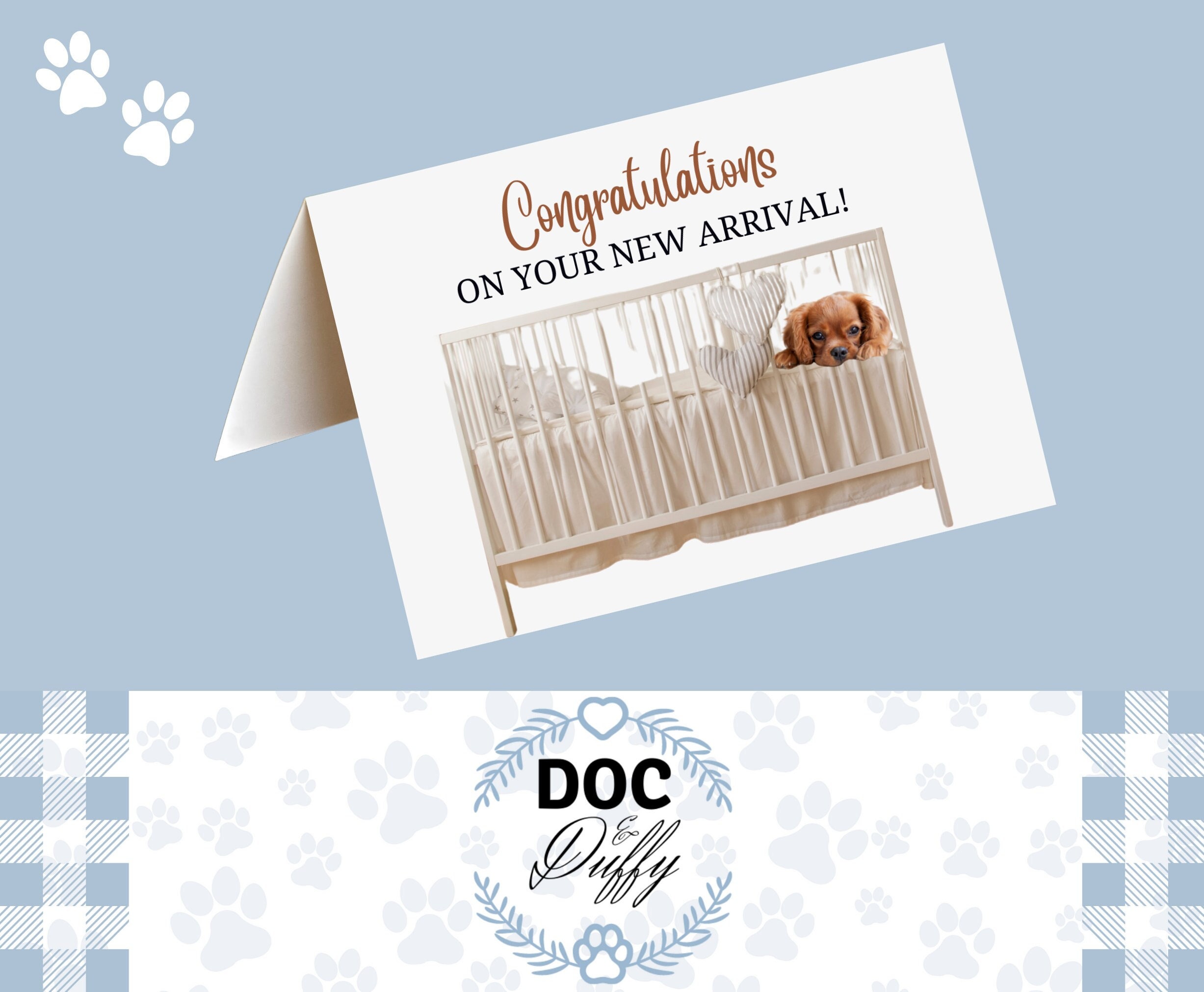 Congrats on Your New Puppy Card, Dog Greeting Cards, New Puppy or Dog ...