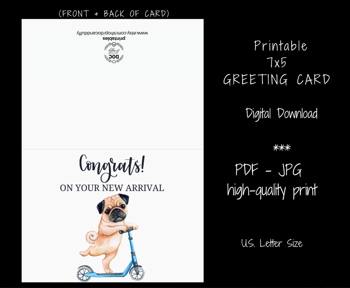 Congratulations on Your New Puppy Card, Dog Greeting Cards, New Puppy ...