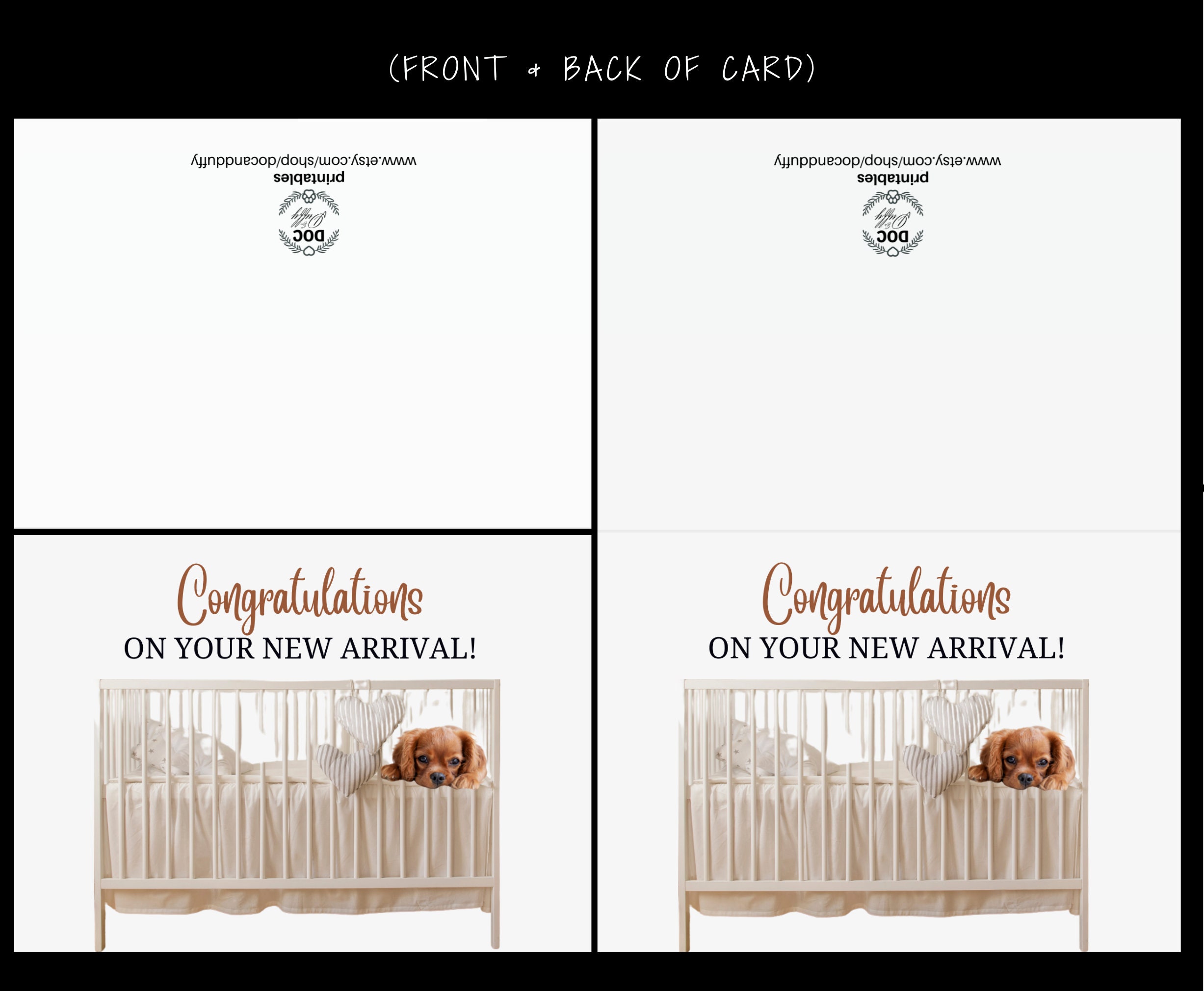 Congrats on Your New Puppy Card, Dog Greeting Cards, New Puppy or Dog ...