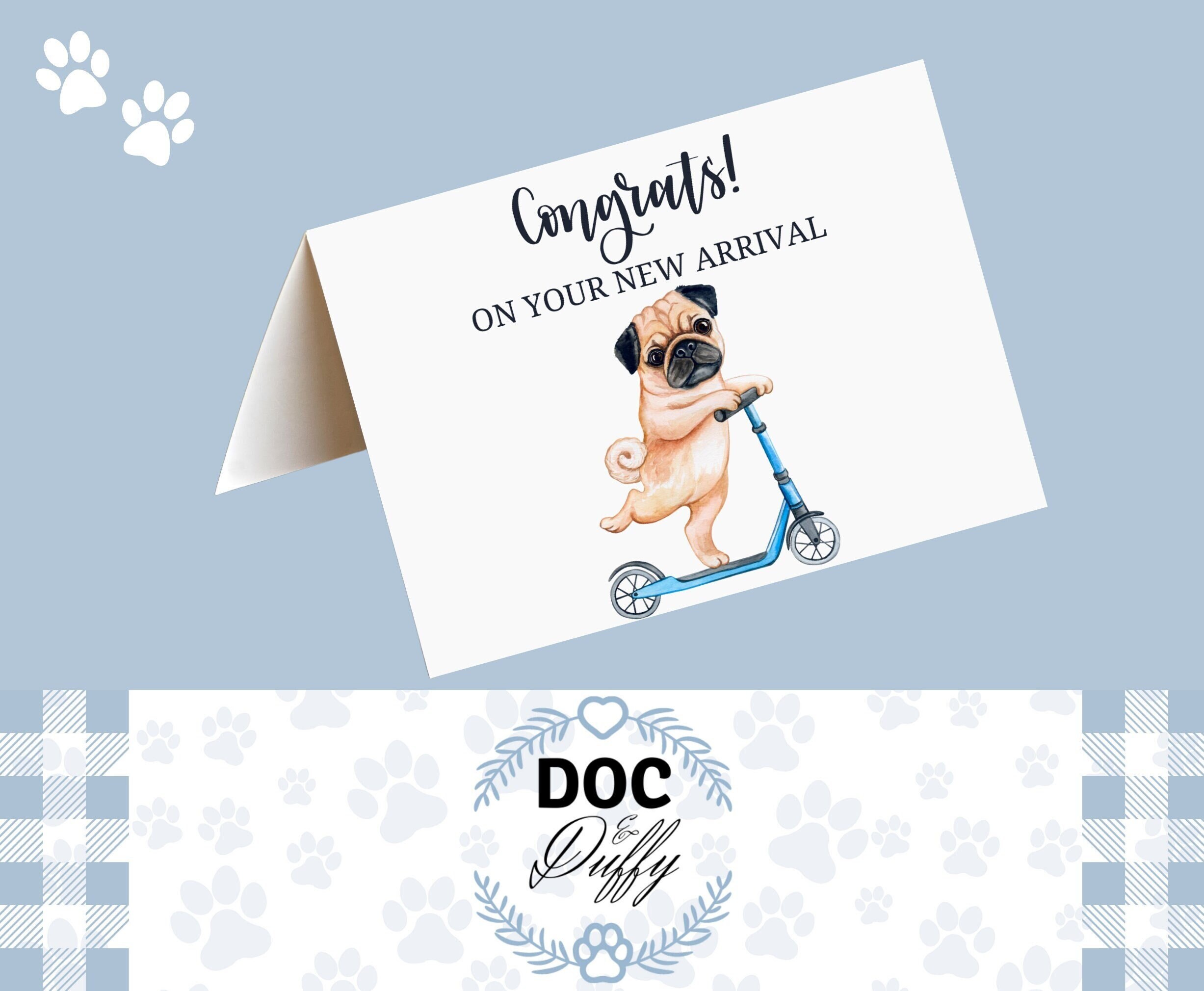 Congratulations on Your New Puppy Card, Dog Greeting Cards, New Puppy ...