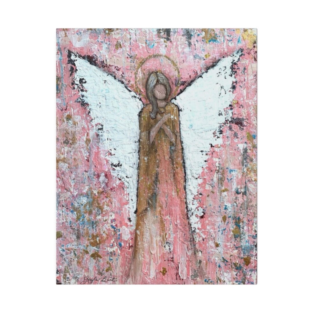 Angel on Guard Giclee Original Art Gift for Her Art Gift for Mom - Etsy