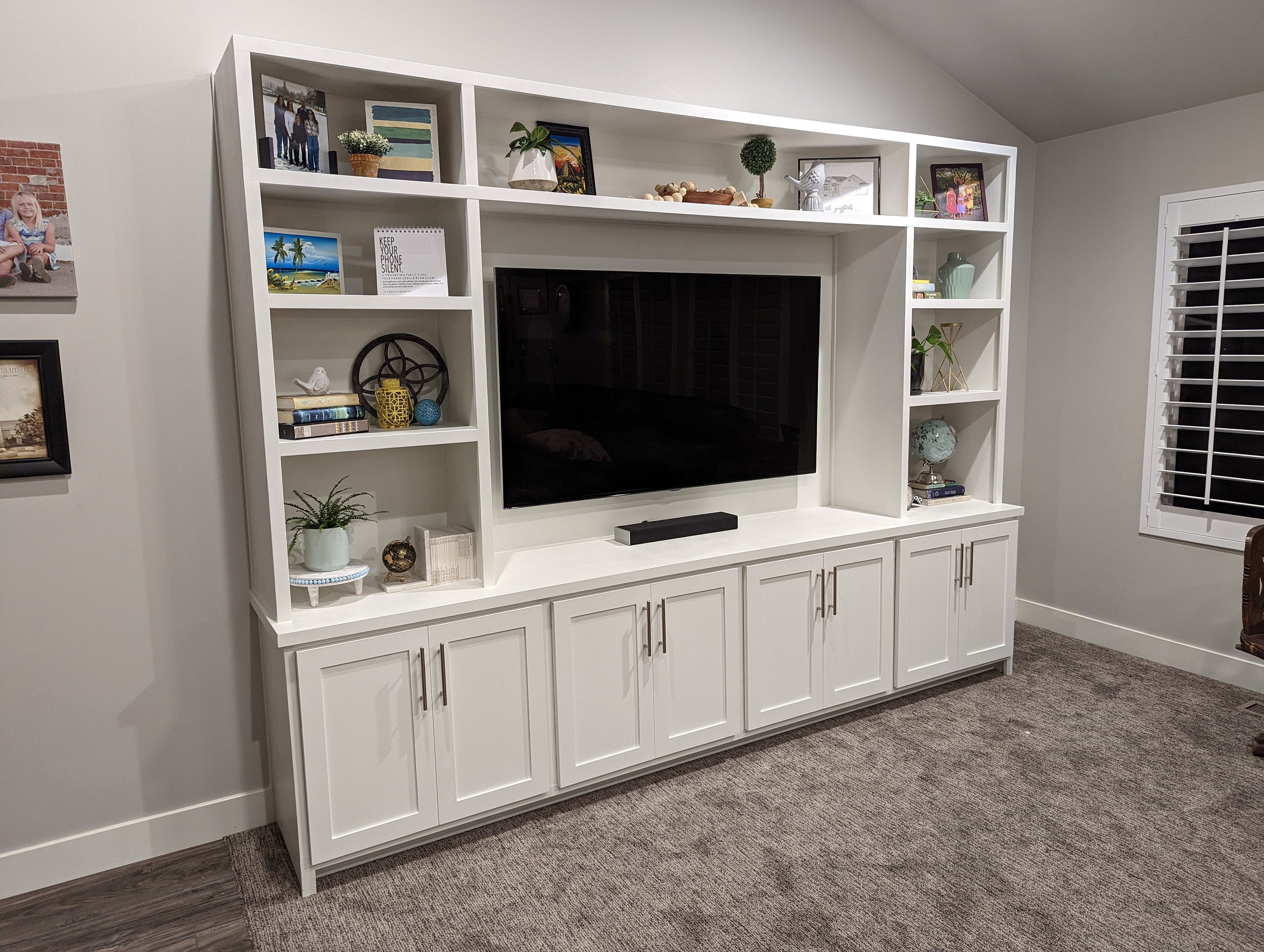 Build Plans With CAD Models for Built-in Entertainment Center With ...