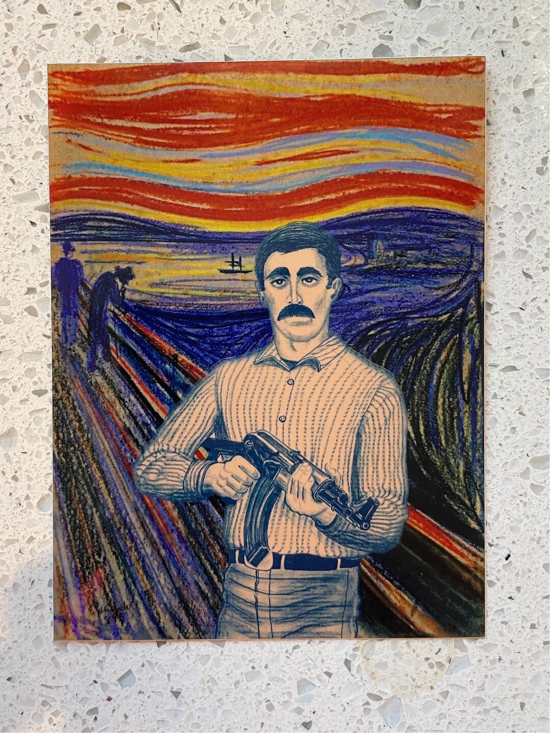 DSS-IZZY Stickers (the Scream) - Etsy