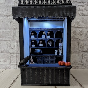 Gothic Witch Shop Book Nook SVG Laser File Halloween Witch Shop Book ...