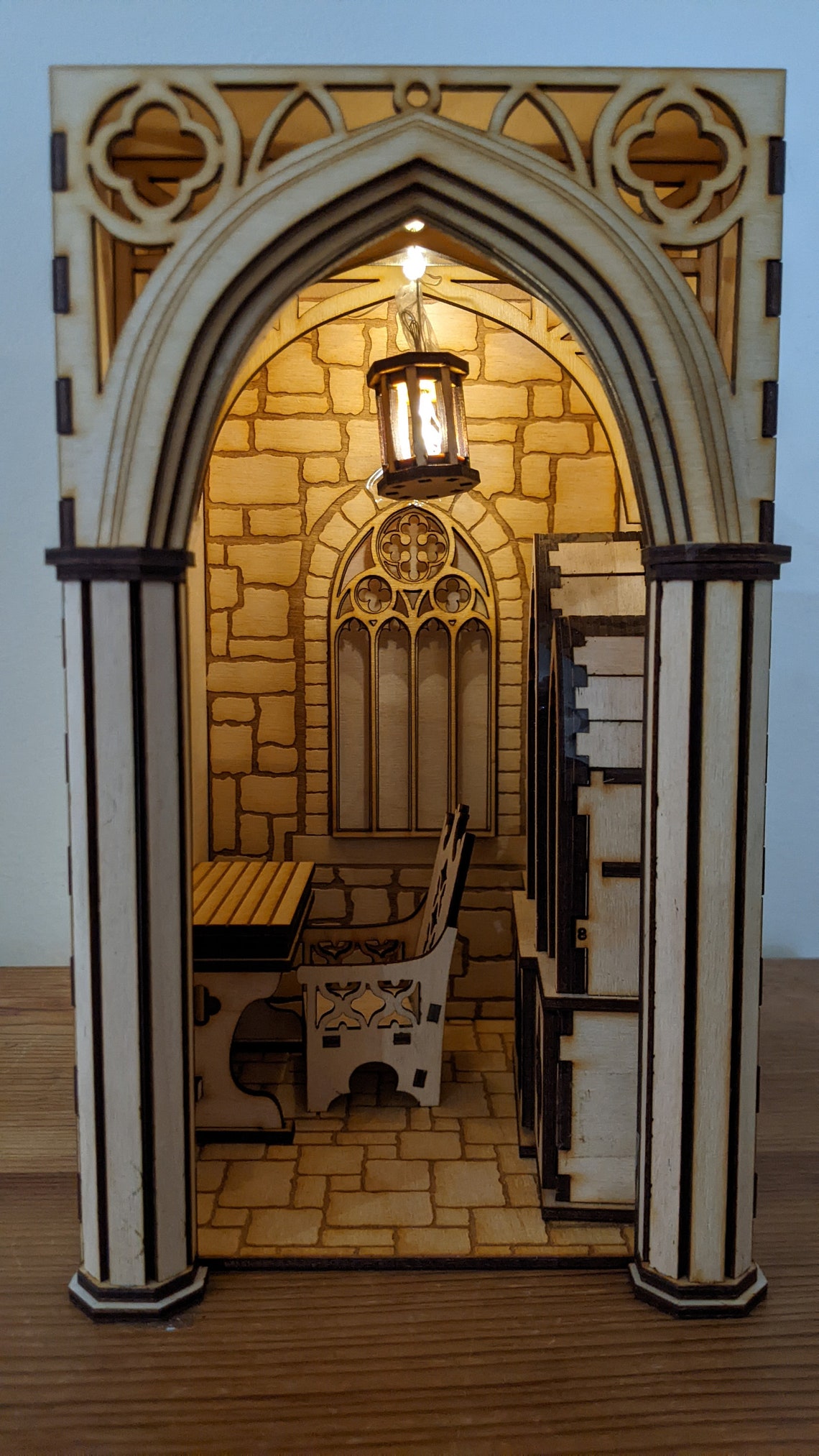 Book Nook SVG Laser Cut Digital File Castle Study Book Nook - Etsy ...