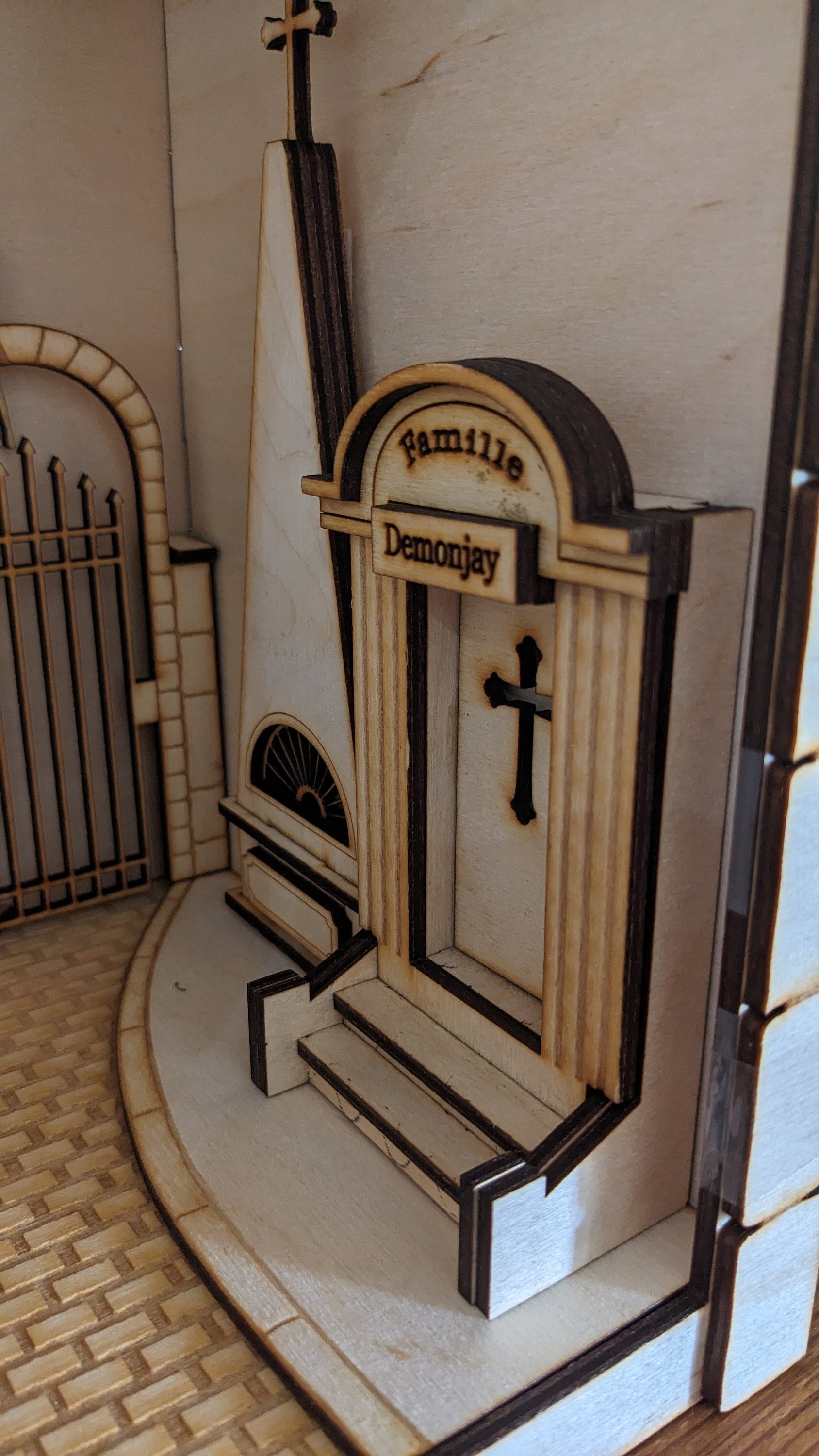 Book Nook DIY Kit Gothic Crypt Book Nook DIY Kit Cemetary - Etsy