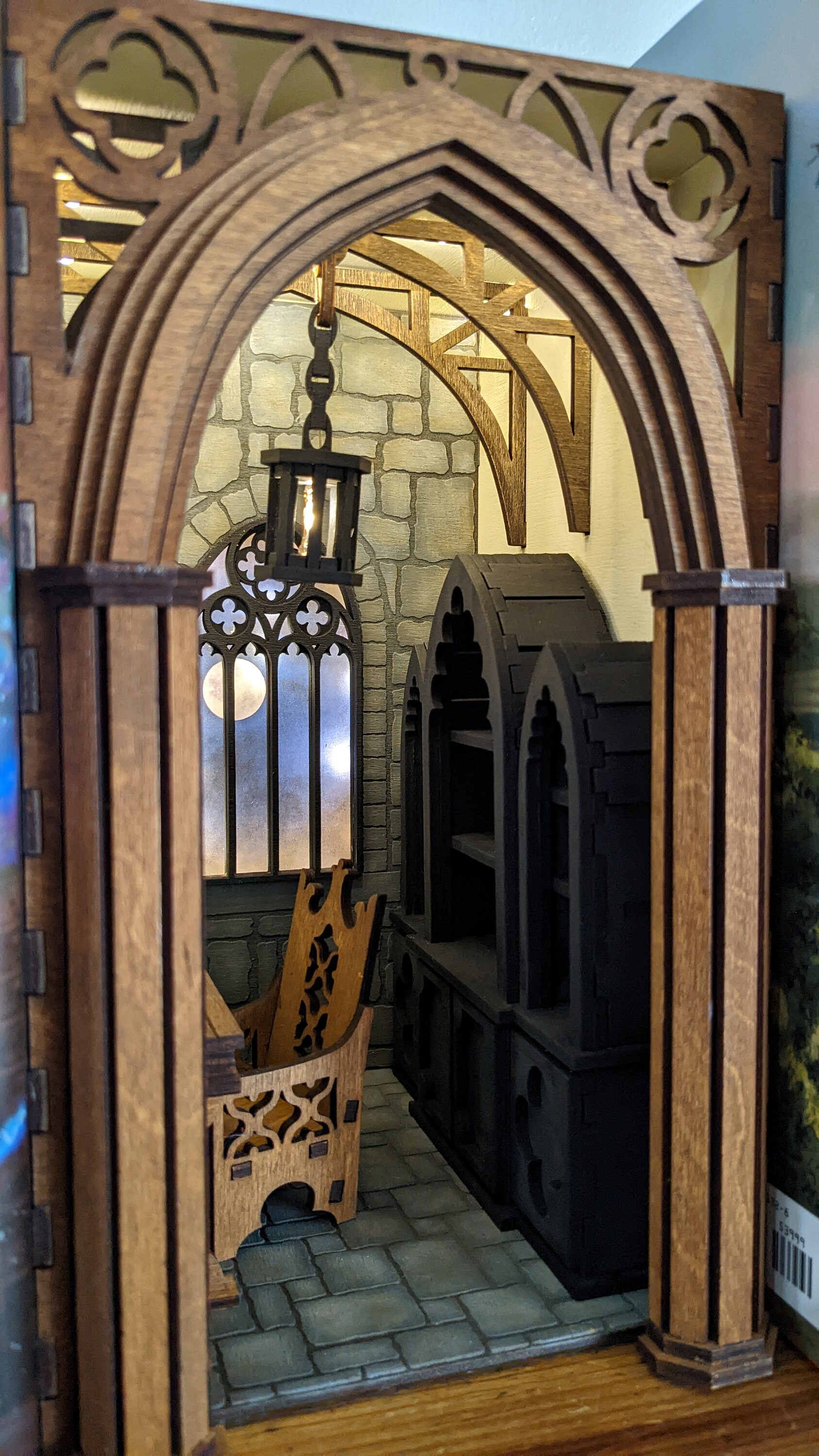 Book Nook SVG Laser Cut Digital File Castle Study Book Nook - Etsy Australia