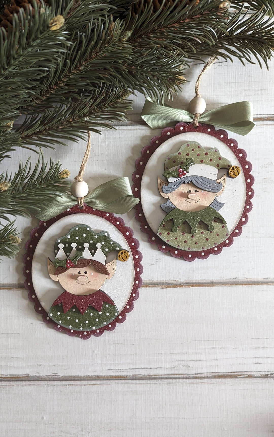 Elf Christmas Tree Ornament, Elf Christmas, Christmas Tree Ornament ...