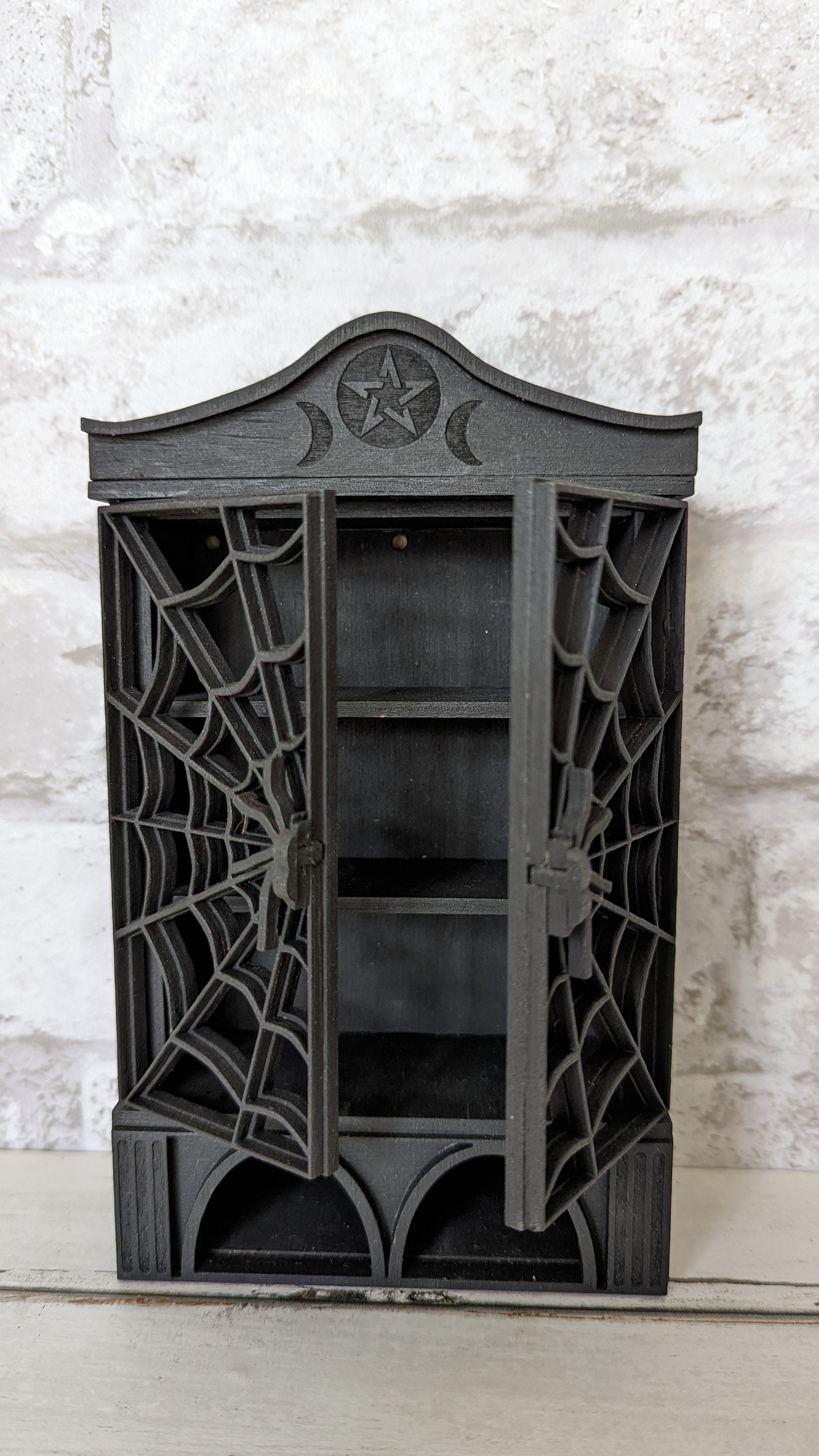 Miniature 1:12 Scale Witches' Potion Cabinet DIY Kit, Miniature Witches ...