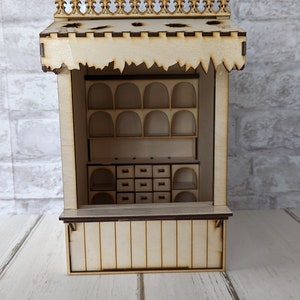 Gothic Witch Shop Book Nook SVG Laser File Halloween Witch Shop Book ...