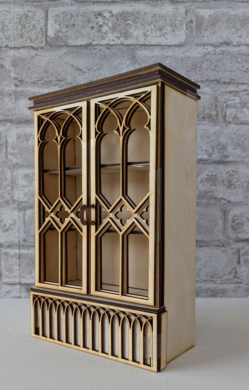 Gothic Curio Cabinet Book Nook Kit / Potions Cabinet Book Nook - Etsy