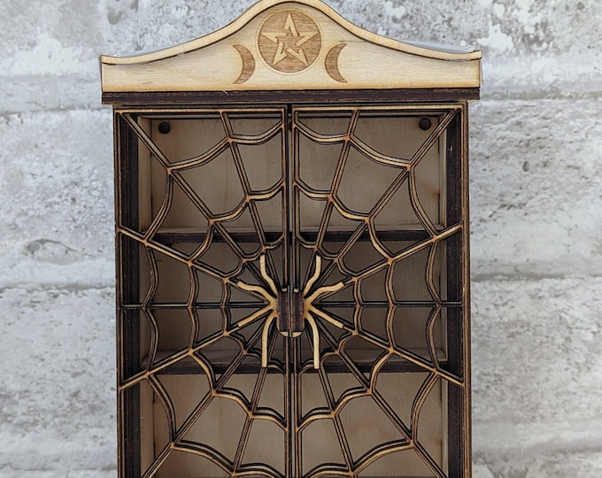 Miniature 1:12 Scale Witches' Potion Cabinet DIY Kit, Miniature Witches ...