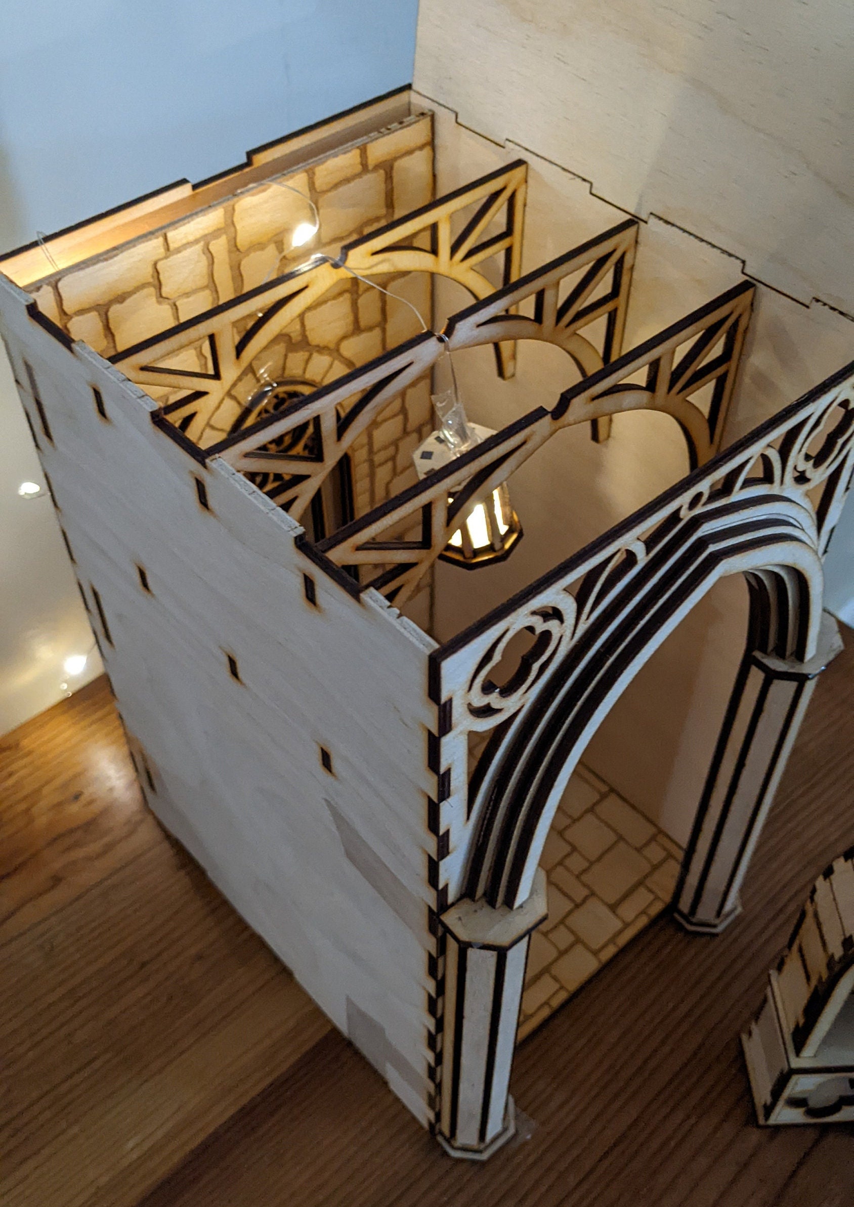 Book Nook SVG Laser Cut Digital File Castle Study Book Nook - Etsy ...