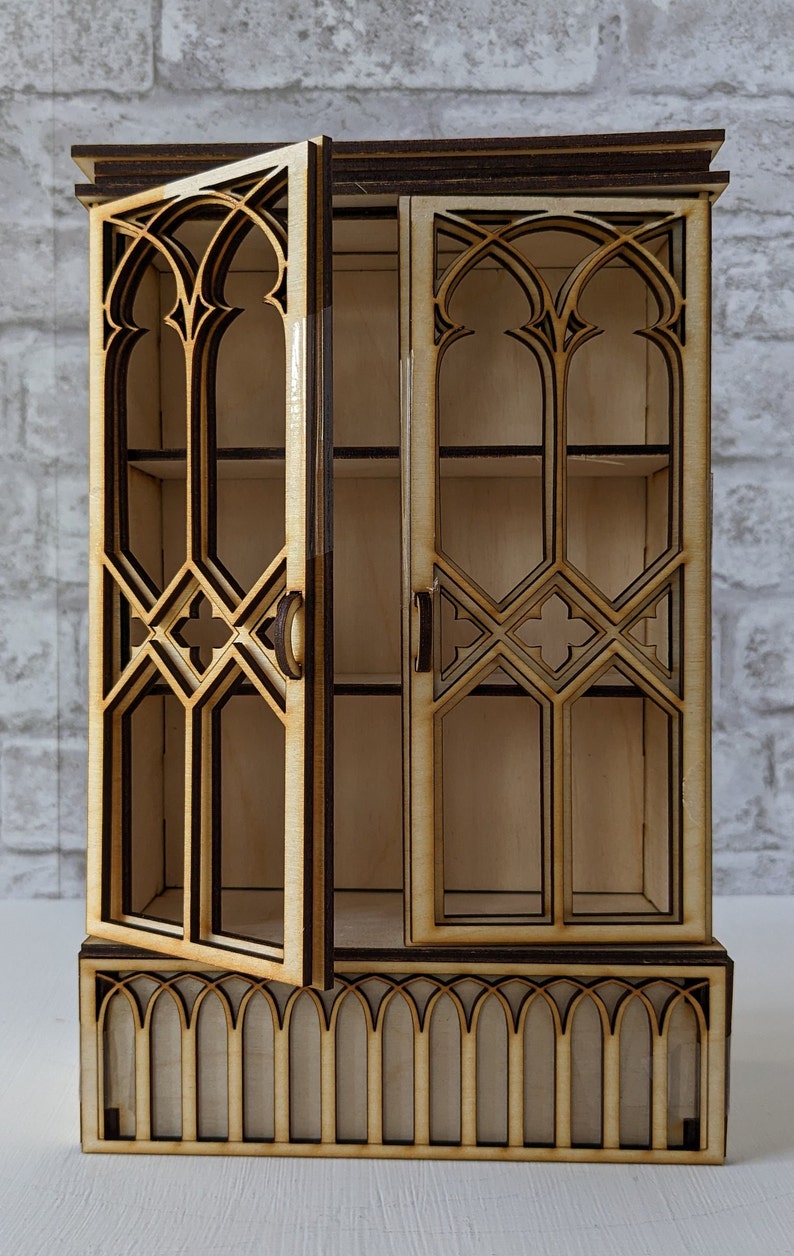 Gothic Curio Cabinet Book Nook Kit / Potions Cabinet Book Nook - Etsy