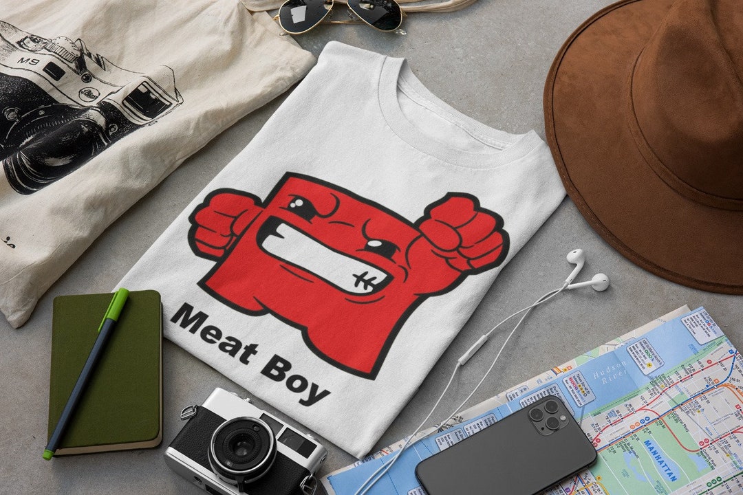 Unisex Super Meat Boy Shirt, Video Game T-shirt, Indie Shirt - Etsy