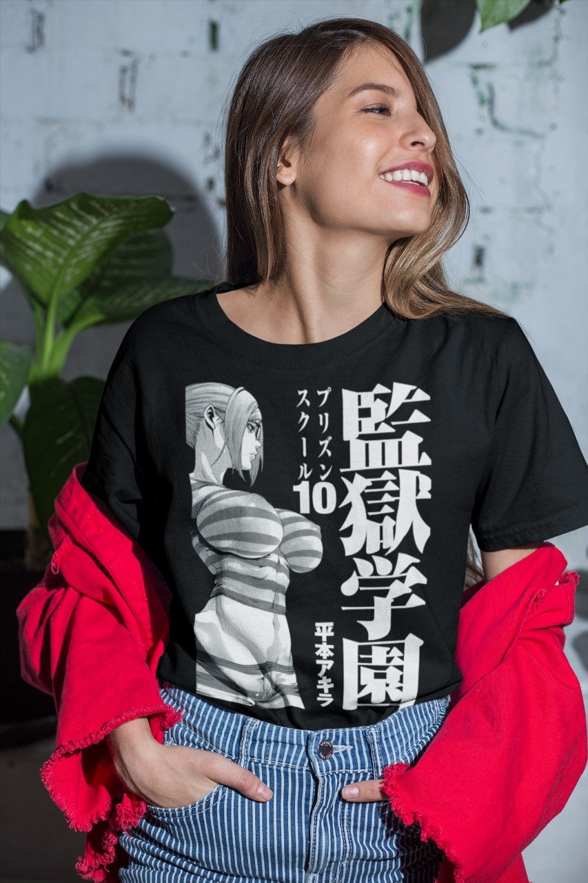 Unisex Prison School Hana Anime T-shirt,meiko Prisoner T-shirt, Manga ...
