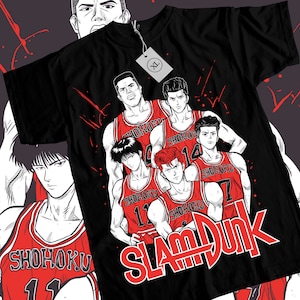 Unisex Slamdunk Tshirt, Slamdunk Anime, Hanamichi Sakuragi Shirt ...